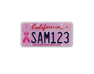 License Plates - California DMV